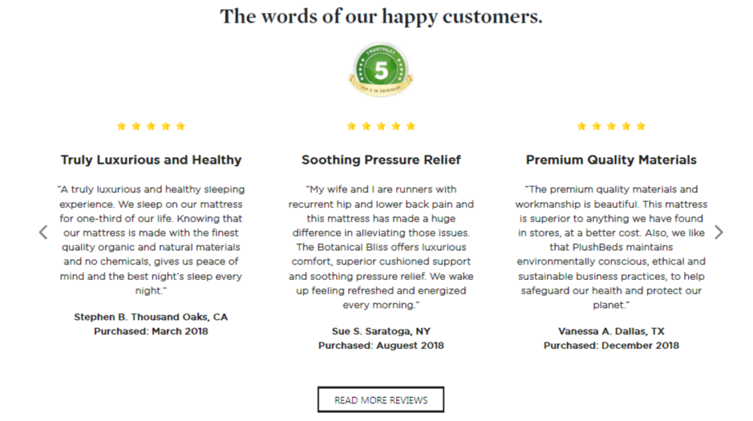 Plushbeds Organic and Natural Latex Mattresses Reviews - 2019